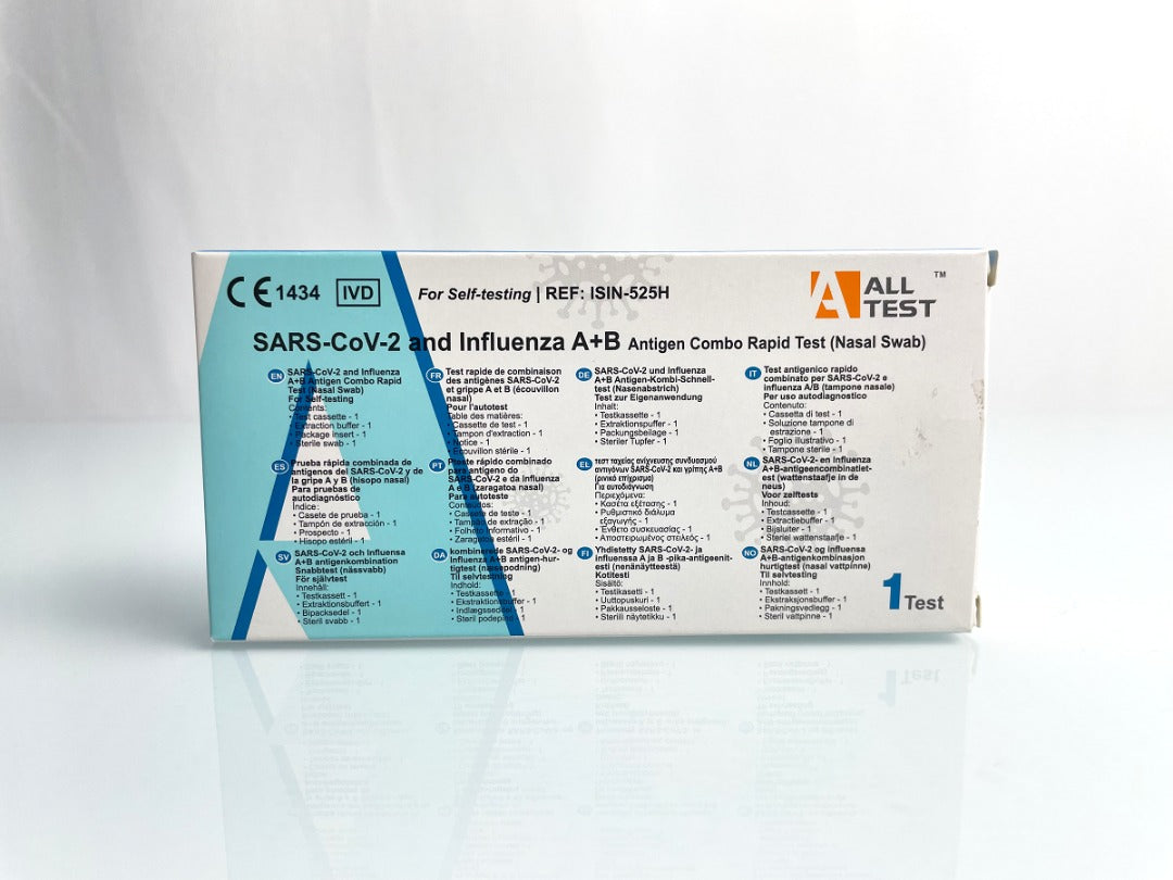 Combo Test Covid + Influenza A/B Nasal Swab – Medik Malta